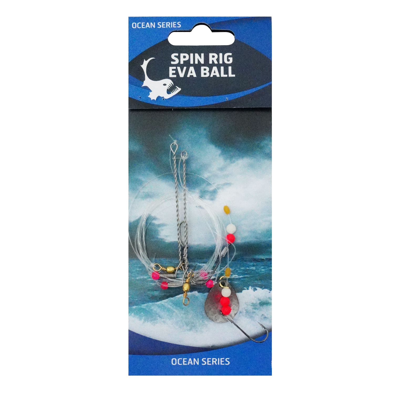 Eurocatch Fishing Spin Rig Eva Ball 2 Haaks | Onderlijn | Maat 4 | RAV3116